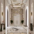 An Entryway With Touches Of Gold | The Most Expensive Homes