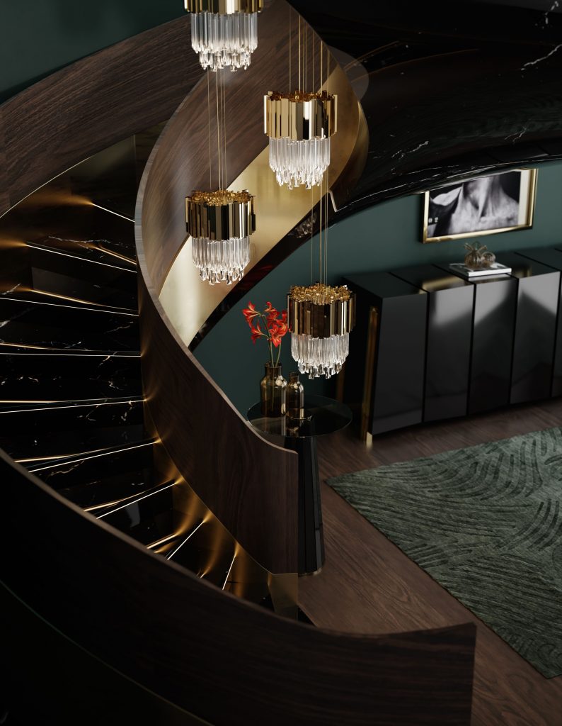 An Entryway With Touches Of Gold | The Most Expensive Homes